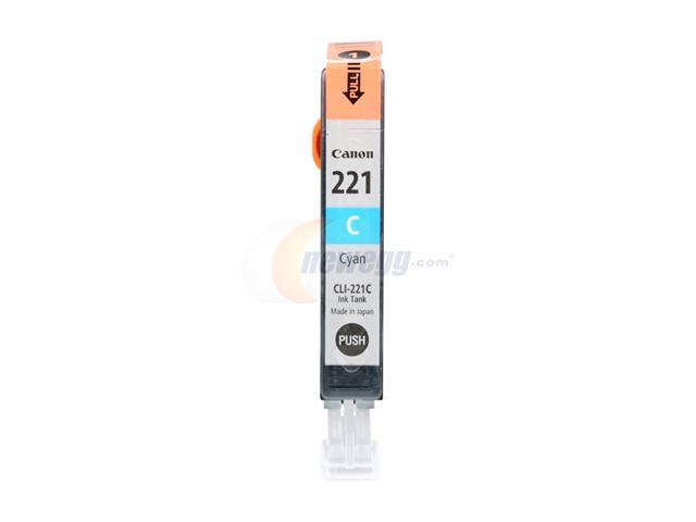 Canon CLI-221 Ink Cartridge - Cyan - Newegg.com