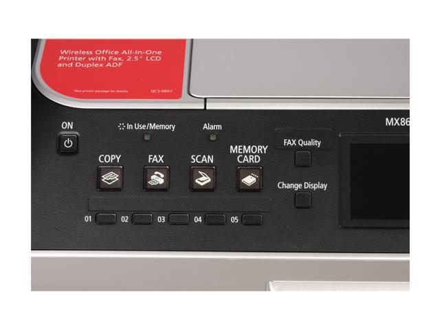 Canon PIXMA MX860 3301B002 Ethernet (RJ-45) / USB / Wi-Fi InkJet MFC ...