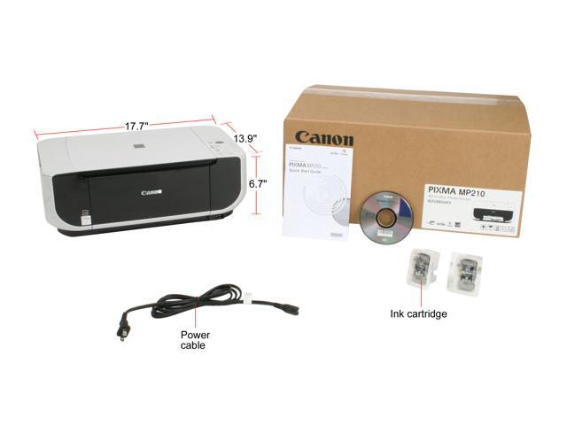 Refurbished: Canon PIXMA MP210 2175B017AA USB InkJet MFC / All-In-One ...