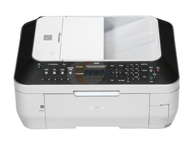Refurbished: Canon PIXMA MX860 3301B019AA Ethernet (RJ-45) / USB / Wi ...