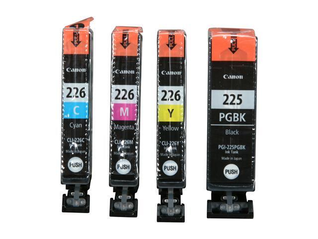 Canon PGI-225/CLI-226 Ink Cartridge - Combo Pack - Pigmented Black/Cyan ...