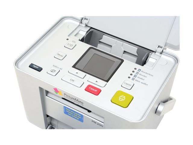 EPSON PictureMate Pal - PM 200 C11C644001 USB InkJet Photo Color ...