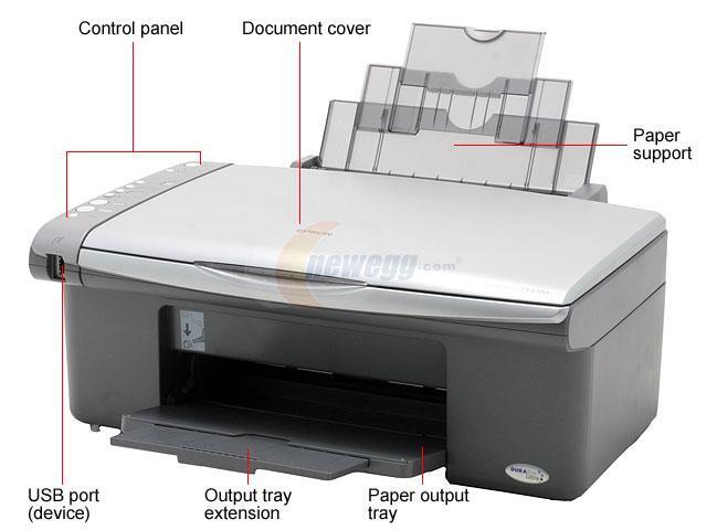 Open Box: EPSON Stylus CX4200 C11C627001 USB InkJet MFC / All-In-One ...