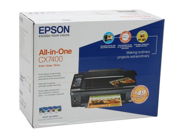 EPSON CX7400 C11C689201 USB InkJet MFC / All-In-One Color Printer ...