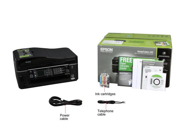 EPSON WorkForce 610 C11CA50201 Ethernet (RJ-45) / USB / Wi-Fi InkJet ...