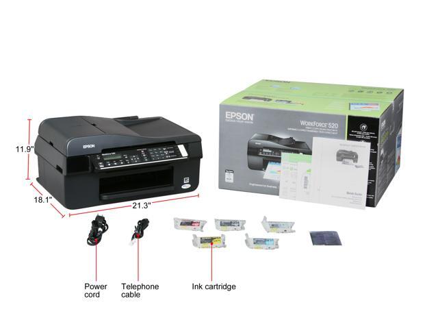 EPSON WorkForce 520 C11CA78241 Ethernet (RJ-45) / USB / Wi-Fi InkJet ...