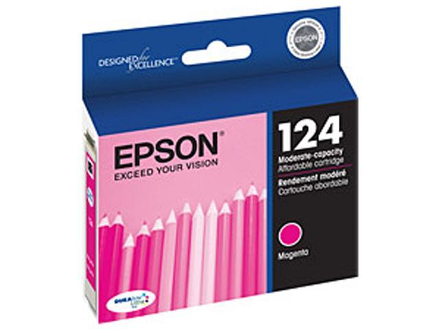 EPSON T124320 124 Moderate-Capacity Ink Cartridge Magenta - Newegg.com