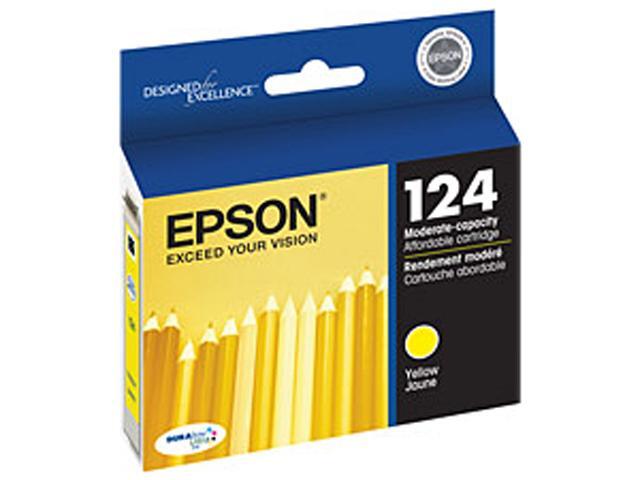 EPSON T124420 124 Moderate-Capacity Ink Cartridge Yellow - Newegg.com