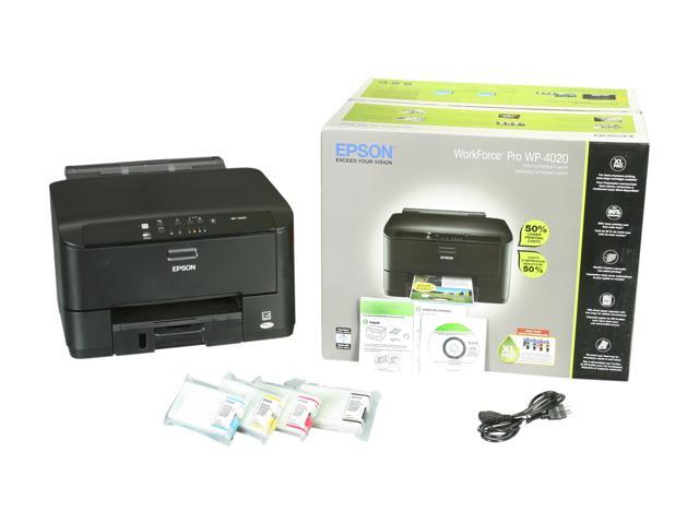 EPSON WorkForce Pro WP-4020 C11CB30201 Wireless MicroPiezo Inkjet ...