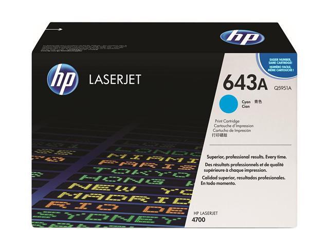 HP 643A (Q5951A) Cyan Original LaserJet Toner Cartridge - Newegg.ca