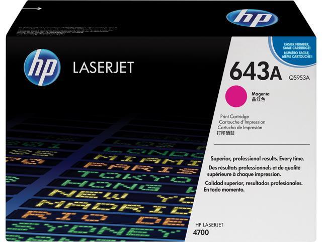 HP 643A Magenta LaserJet Toner Cartridge (Q5953A) - Newegg.com