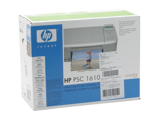 HP PSC 1610 Q5587A Up to 23 ppm Up to 4800 x 1200 optimized dpi InkJet MFC / All-In-One Color ...