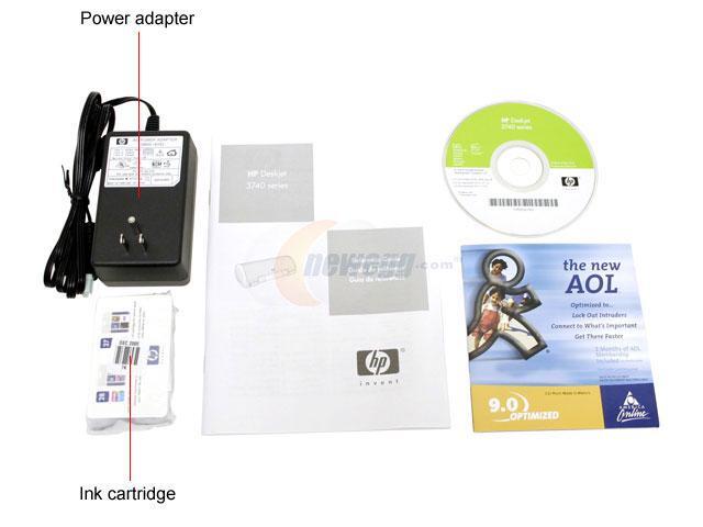 HP Deskjet 3740 C9026A USB InkJet Personal Color Printer - Newegg.com