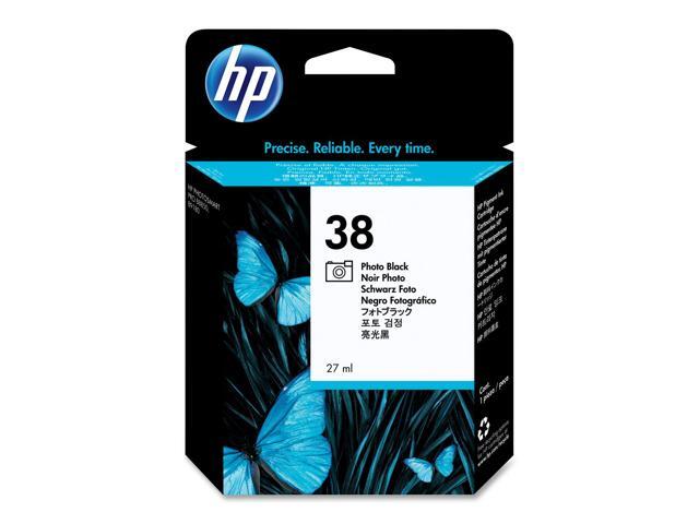 HP 38 Photo Black Pigment Ink Cartridge (C9413A) - Newegg.com