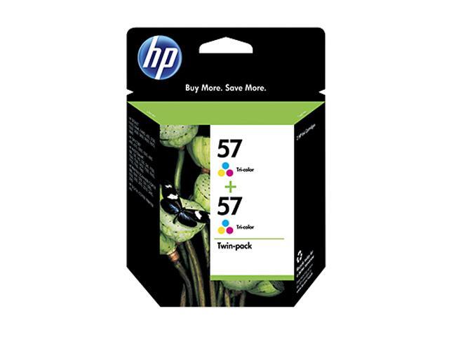 HP 57 Tri-color Ink Cartridge Twin Pack (C9320FN#140) - Newegg.com