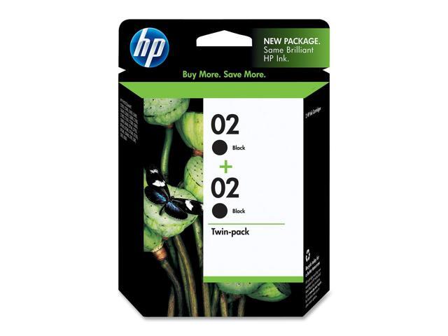 HP 02 Black Ink Cartridges 2-pack (C9500FN#140) - Newegg.com