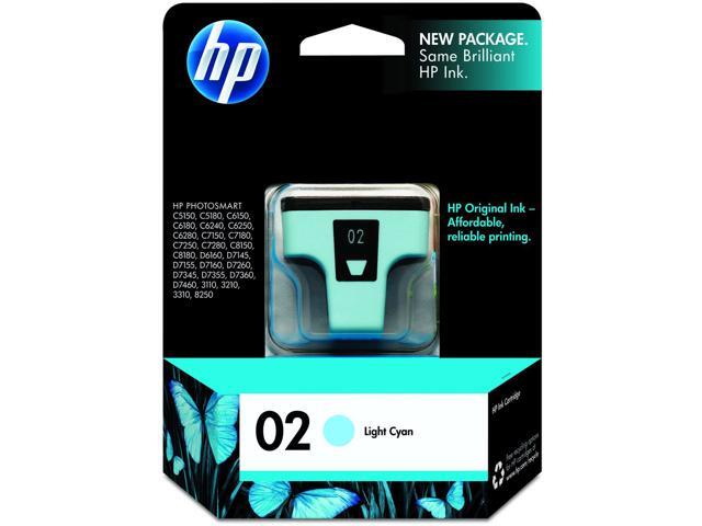 HP 02 Ink Cartridge - Light Cyan - Newegg.com