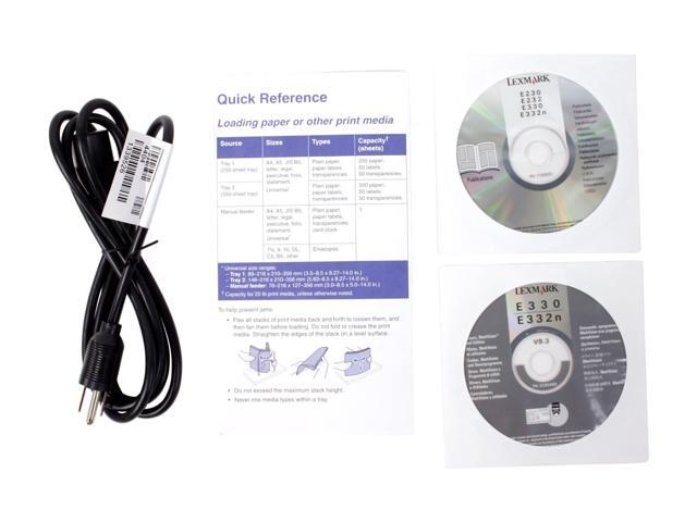 Lexmark E332n 22S0600 Workgroup Monochrome Ethernet (RJ-45) / LPT / USB ...