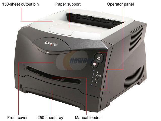 Lexmark E240 28S0200 Personal Monochrome LPT / USB Laser Printer ...