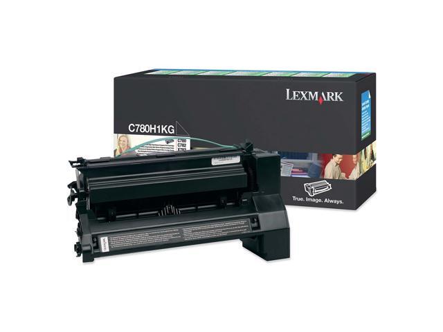 Lexmark C780H1KG High Yield Return Program Toner Cartridge - Black ...