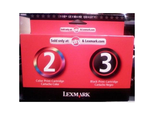 Lexmark 2/3 Ink Cartridge - Combo Pack - Black/Color - Newegg.com