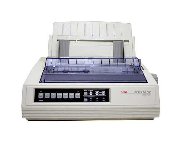 Open Box: OKIDATA MICROLINE 590 24 pins Dot Matrix Printer - Newegg.com