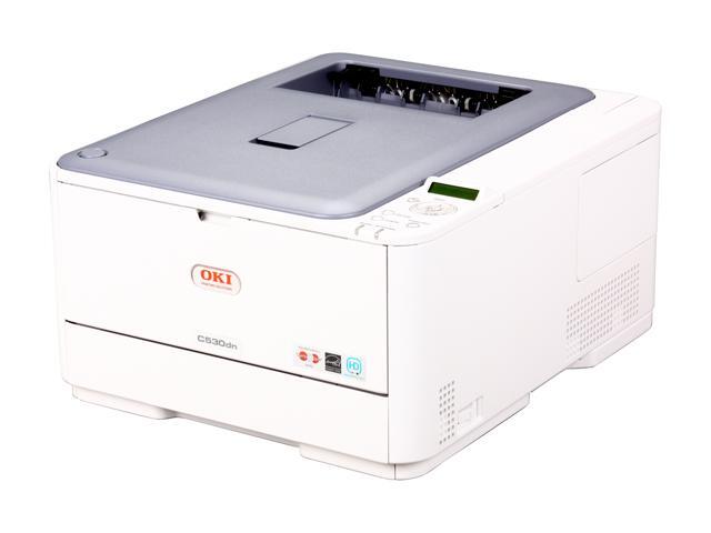OKIDATA C530dn Workgroup Up to 31 ppm Color LED Network Printer ...