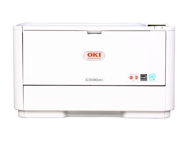 OKIDATA C330dn Workgroup Up to 25 ppm Color LED Network Printer ...
