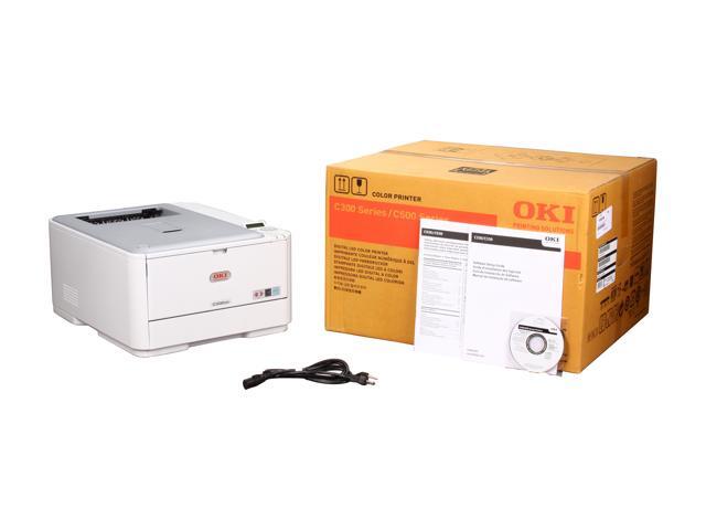 OKIDATA C330dn Workgroup Up to 25 ppm Color LED Network Printer ...