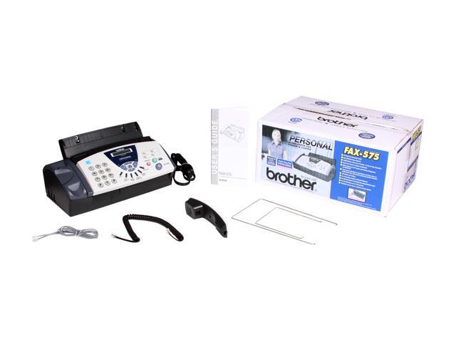 Brother FAX575 Ribbon Transfer Personal Fax with Phone and Copier ...