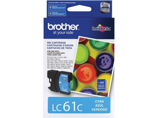 Brother LC61C Innobella Ink Cartridge - Cyan - Newegg.com