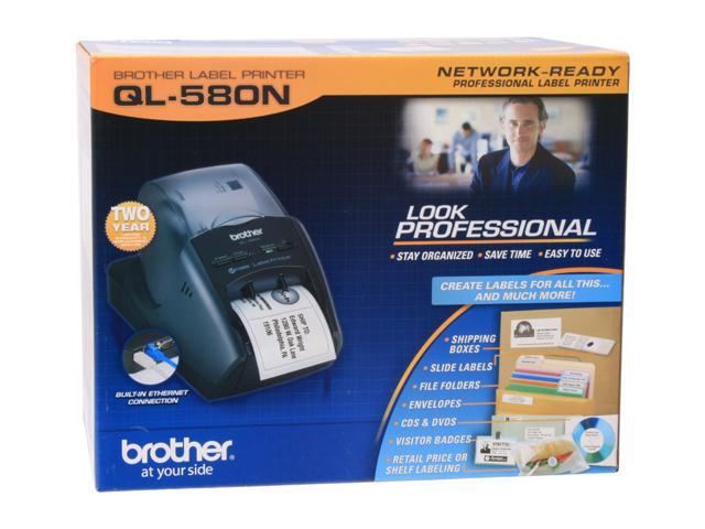Brother QL-580N Professional Label Printer with Built-in Networking ...