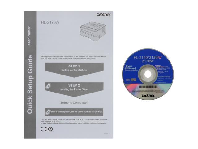 Refurbished: Brother HL Series EHL-2170W Workgroup Monochrome Ethernet ...