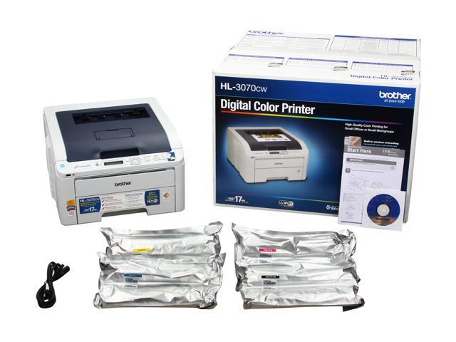brother HL-3070CW Digital Color LED Printer with Wireless Networking ...