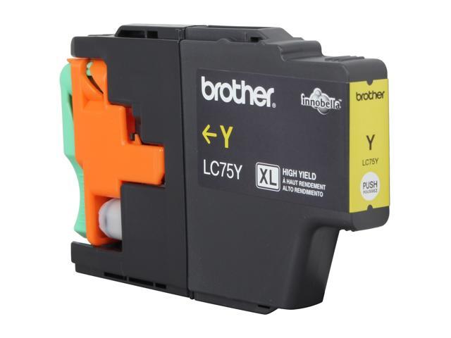Brother LC75Y High Yield Innobella Ink Cartridge - Yellow - Newegg.com