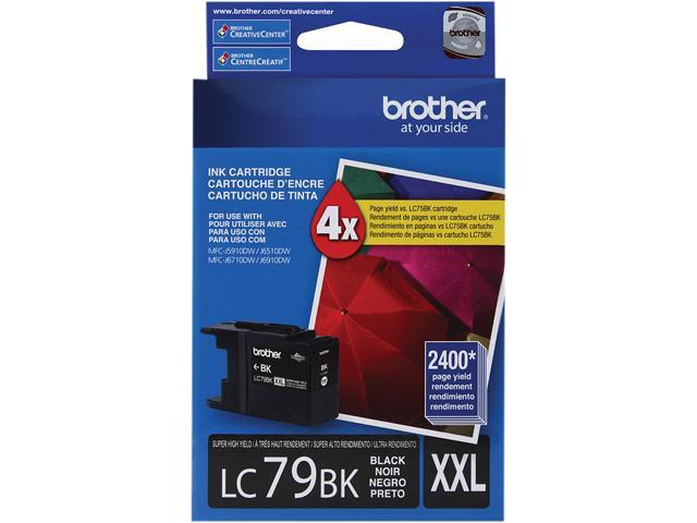 Brother LC79BK Super High Yield Innobella Ink Cartridge - Black ...