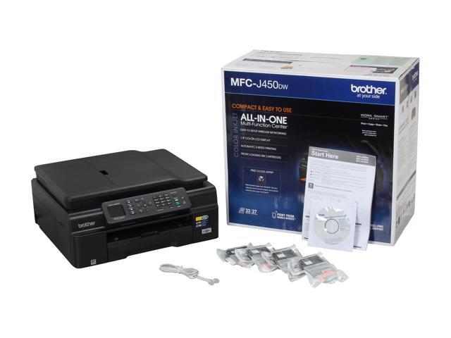 Open Box: Brother MFC-J450dw 6000 x 1200 dpi USB / Wireless Duplex ...