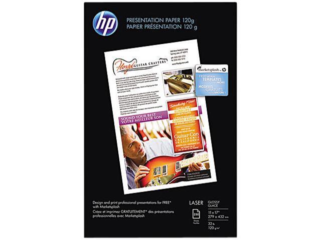 HP Q2547A Laser Paper Ledger/Tabloid - 11" x 17" - Glossy - 97 ...
