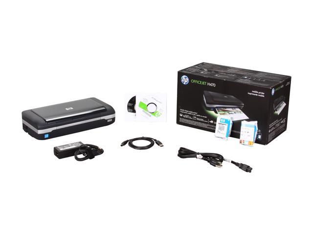 HP Officejet H470 CB026A Ethernet (RJ-45) / USB Thermal Inkjet Mobile ...