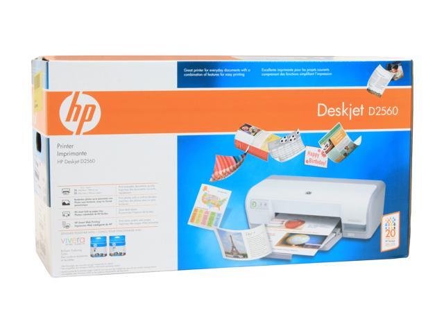 HP Deskjet D2560 CB671A USB Thermal Inkjet Personal Color Printer ...