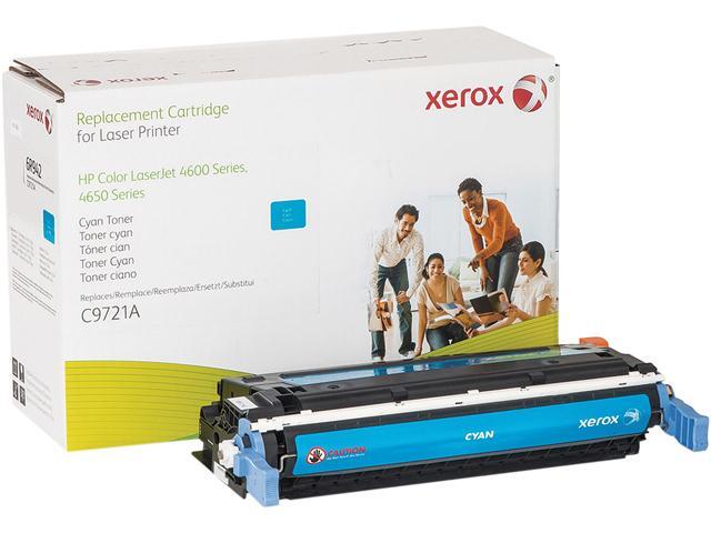 XEROX 006R00942 Toner Cartridge (OEM# HP C9721A) 10000 Page Yield; Cyan ...