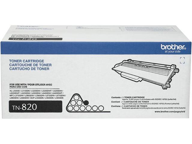 Brother TN820 Toner Cartridge - 2 Pack - Black - Newegg.com