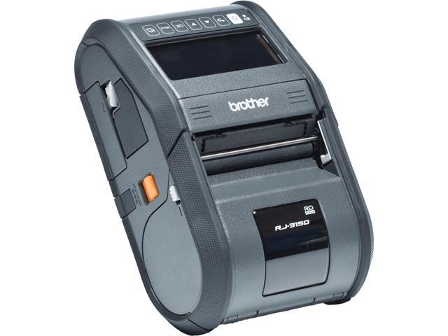 Brother RJ3150 3" Direct Thermal Portable Battery Operated Label and ...