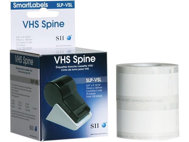 Seiko VHS SLP-VSLSpine Label - 5.81" Width x 0.75" Length - 75/RollBox ...