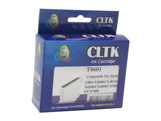 ColorTek T0601 Black Replacement Inkjet Cartridge Compatible with Epson ...