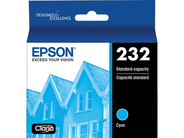 Epson T232 Standard Capacity Cyan Ink Cartridge - Newegg.com