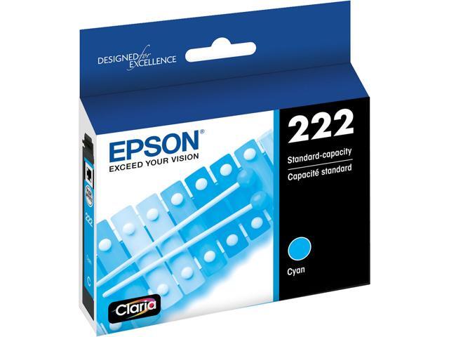 Epson Claria T222 Standard Capacity Cyan Ink Cartridge - Cysn T222220-S ...