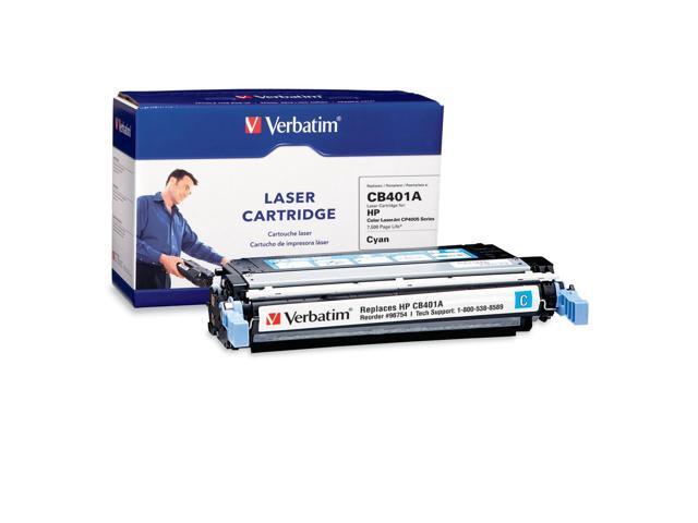 Verbatim HP CB401A Compatible Cyan Toner Cartridge (CP4005) - Newegg.com
