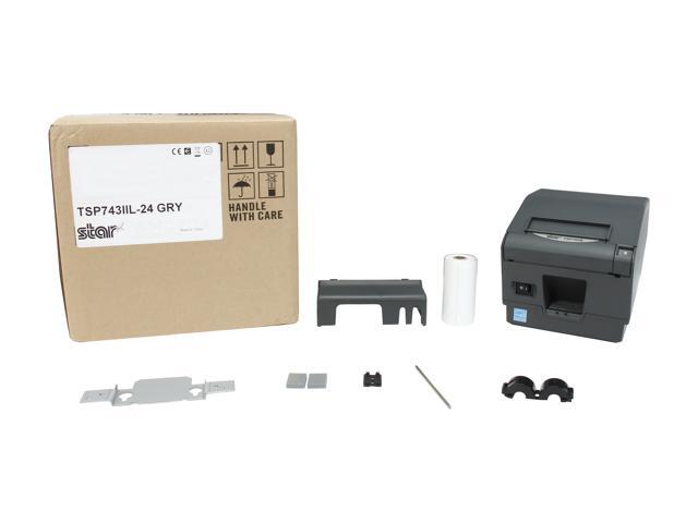 Star Micronics TSP700II TSP743IIL-24 GRY Thermal Receipt Printer (power ...