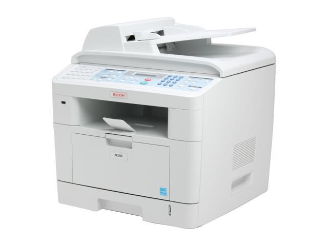 RICOH AC205 002292MIU MFC / All-In-One Monochrome Ethernet (RJ-45 ...